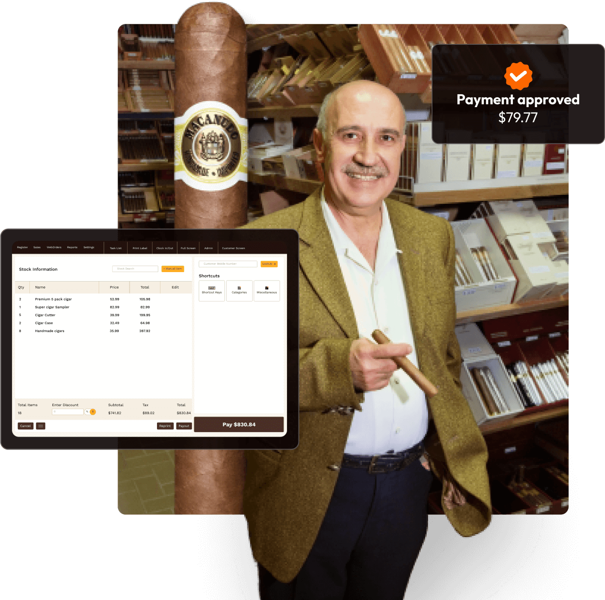 Cigars POS | Point of Sale for Tobacco Shops